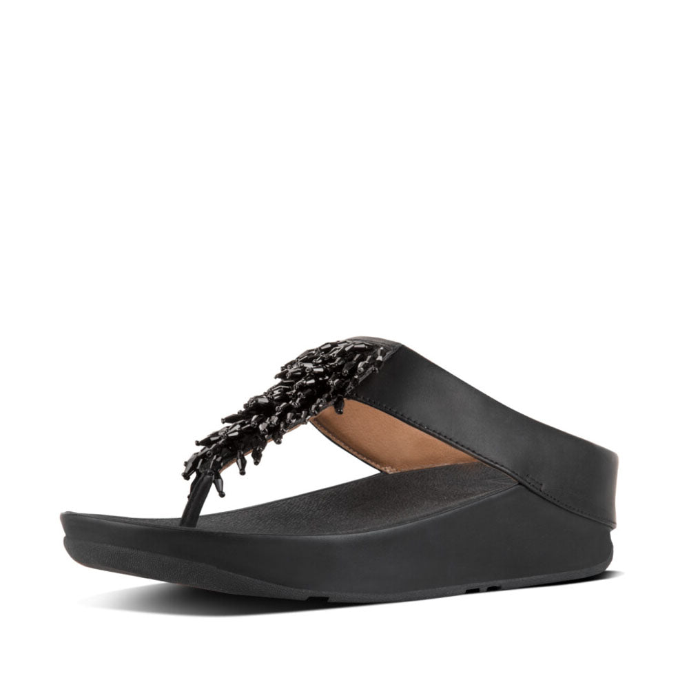 FitFlop RUMBA Toe-Thong Sandals - Black (K26-001) | FitFlop Singapore