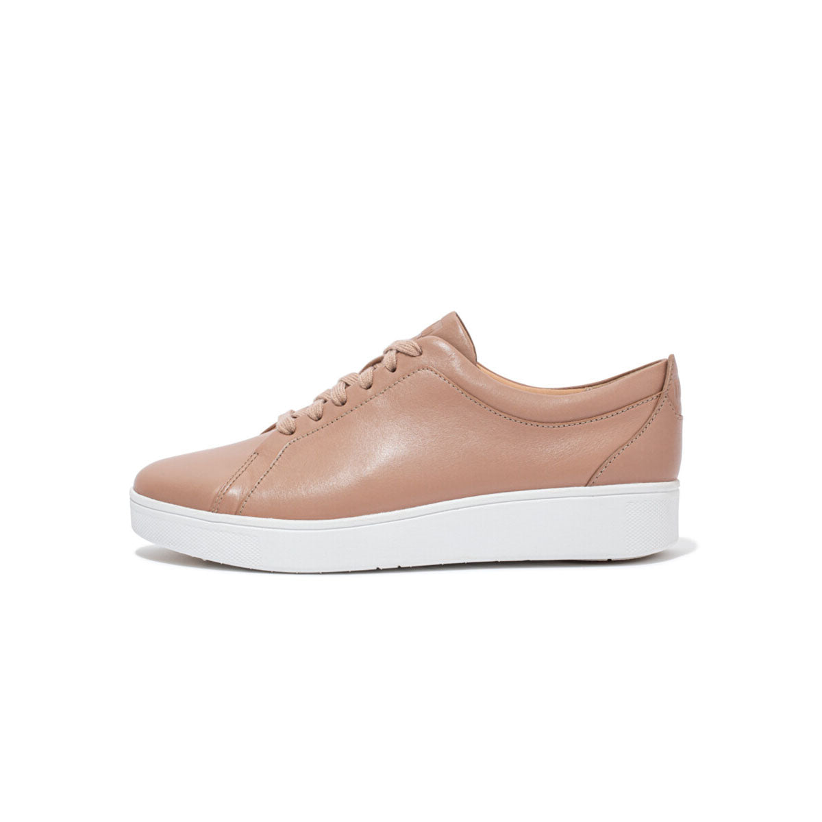 RALLY Leather Trainers - Beige (X22-137) | FitFlop Singapore