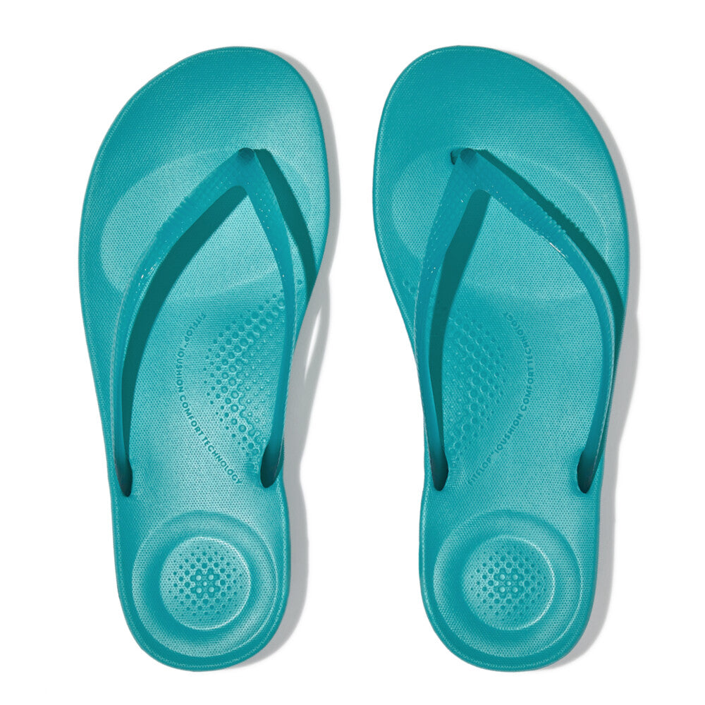 IQUSHION Transparent Flip-Flops - Tahiti Blue (ER1-A51) | FitFlop Singapore