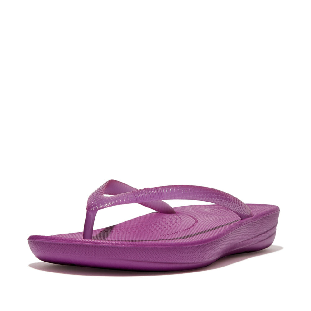 IQUSHION Transparent Flip-Flops - Miami Violet (ER1-A29) | FitFlop ...